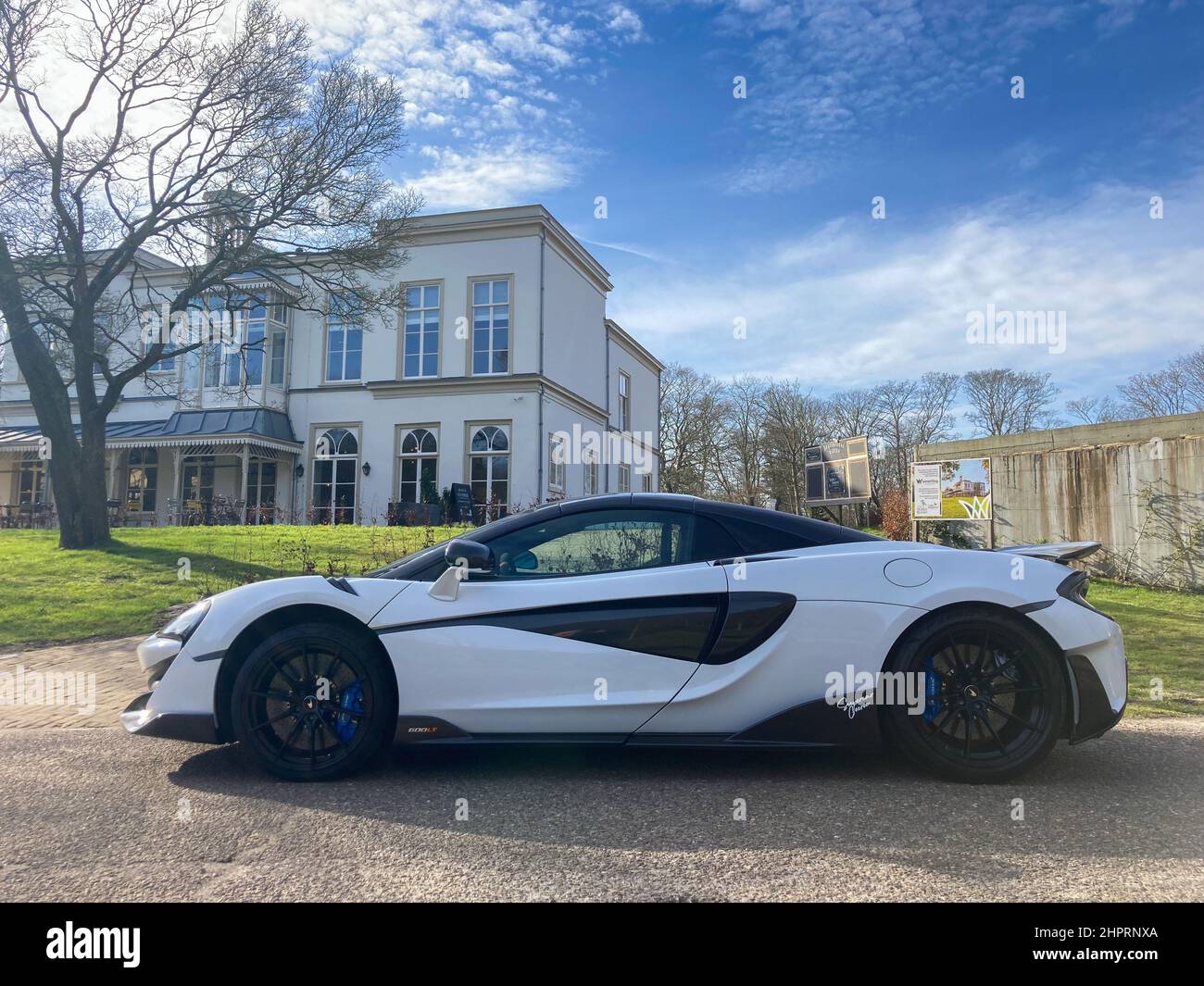 Modern McLaren sports car at a park Stock Photo - Alamy