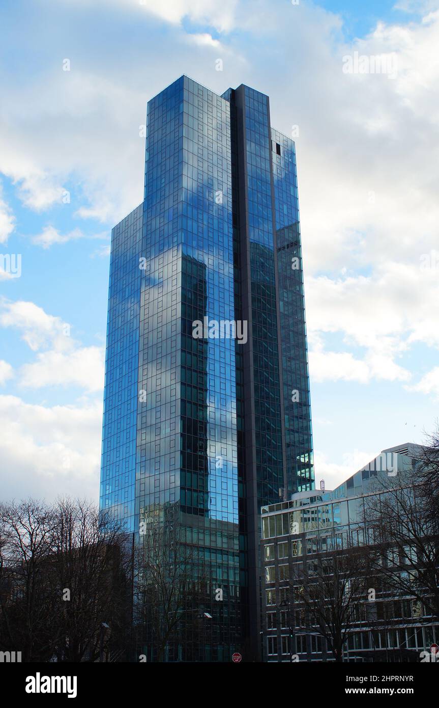 The Gallileo tower in Frankfurt Stock Photo - Alamy