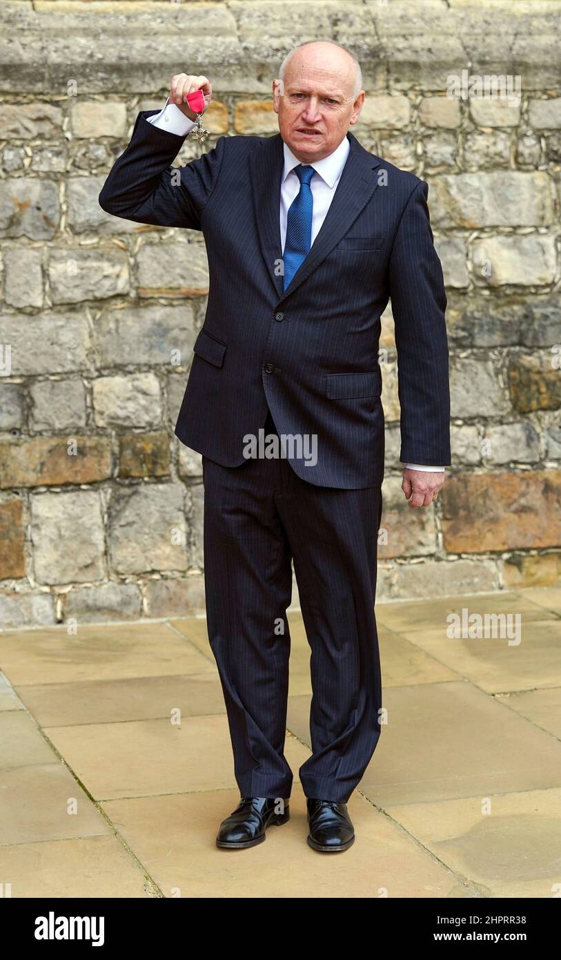 Peter Beirne after he was made a MBE (Member of the Order of the ...