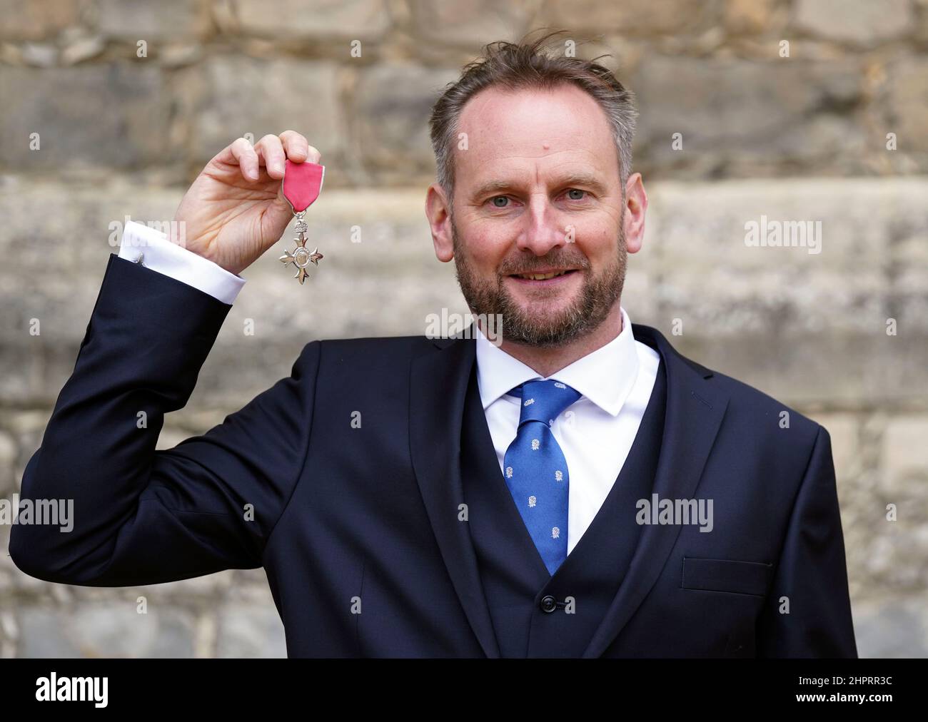 Mark Mathieson after he was made a MBE (Member of the Order of the ...
