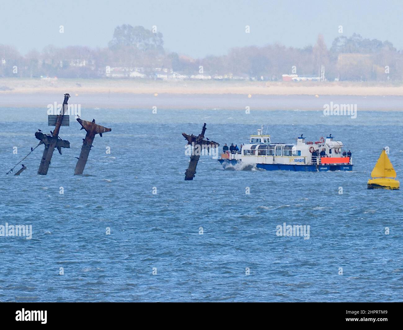 Sheerness, Kent, UK. 23rd Feb, 2022. Visitors are flocking to see the 3 ...