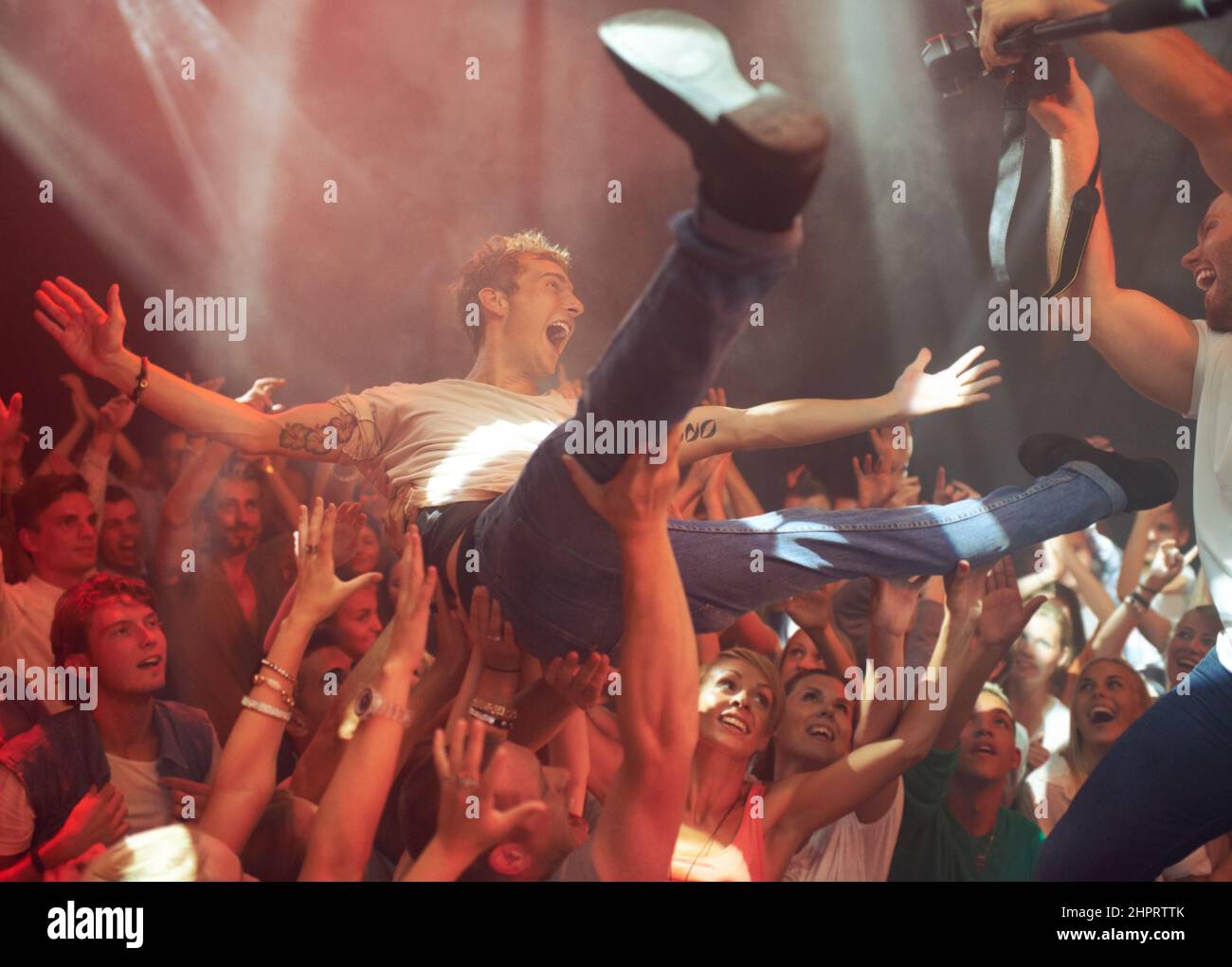 Crowd shot at festival hi-res stock photography and images - Alamy