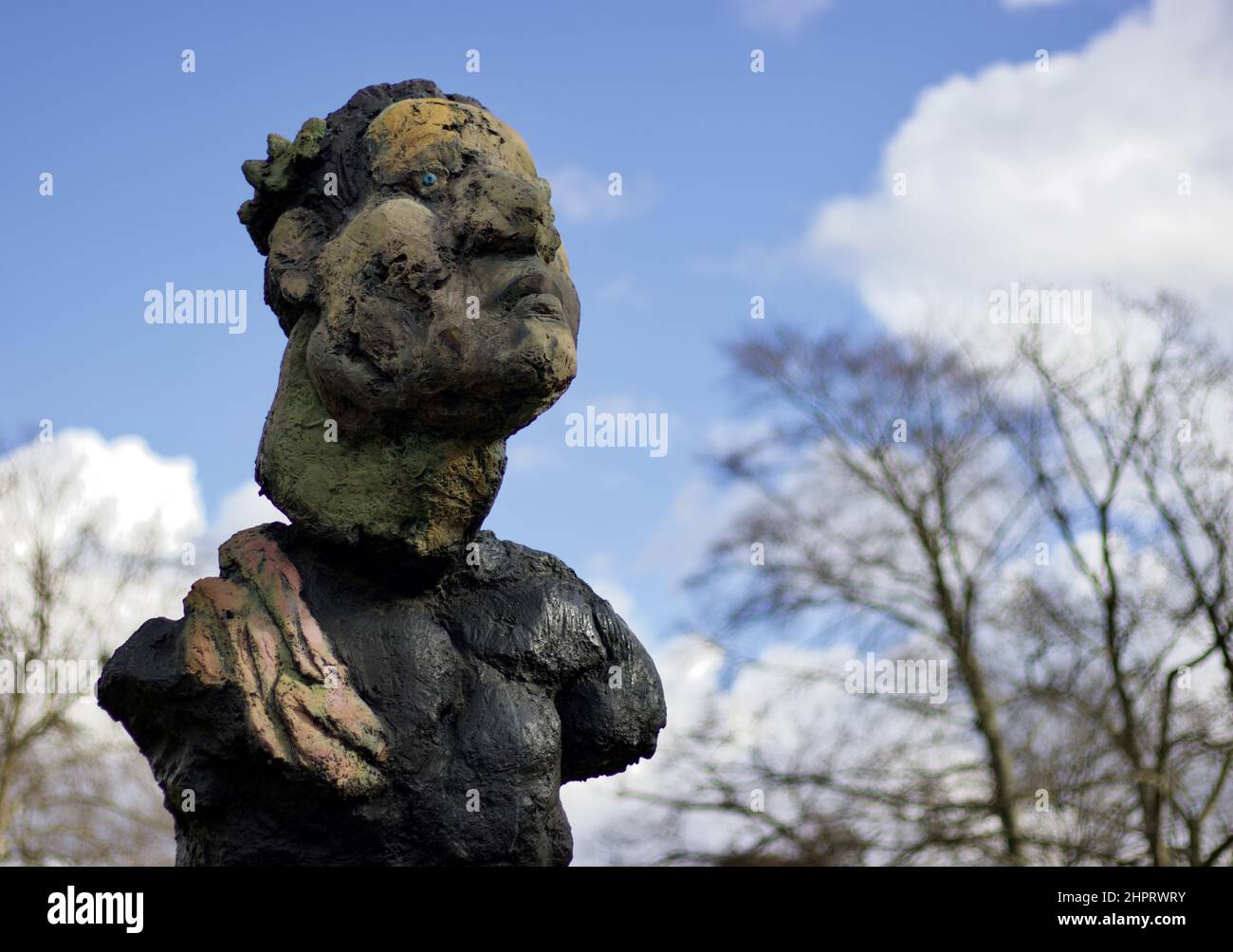 Abstract sculpture portrait Stock Photo - Alamy