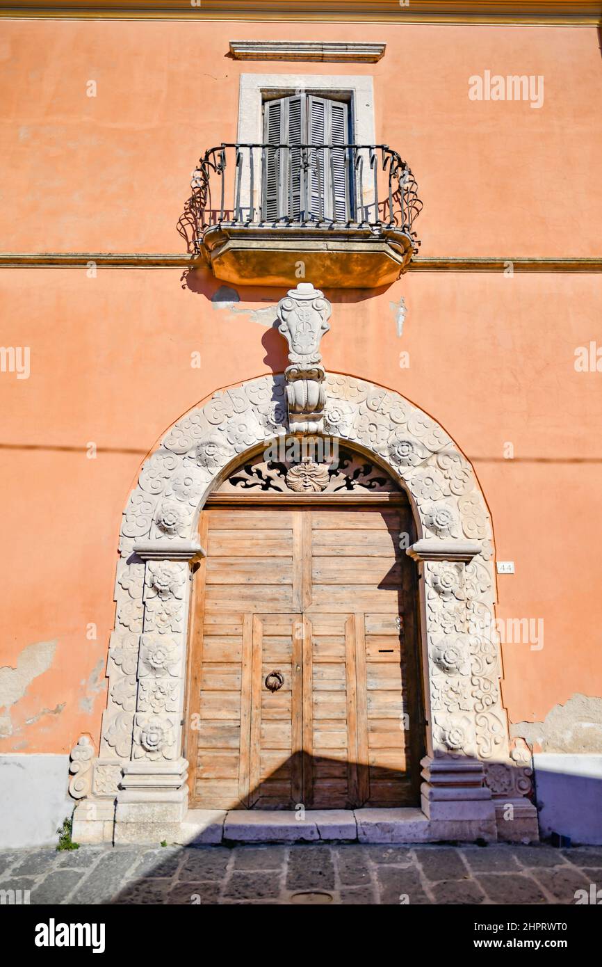 The Italian village of Montecalvo Irpino Stock Photo - Alamy