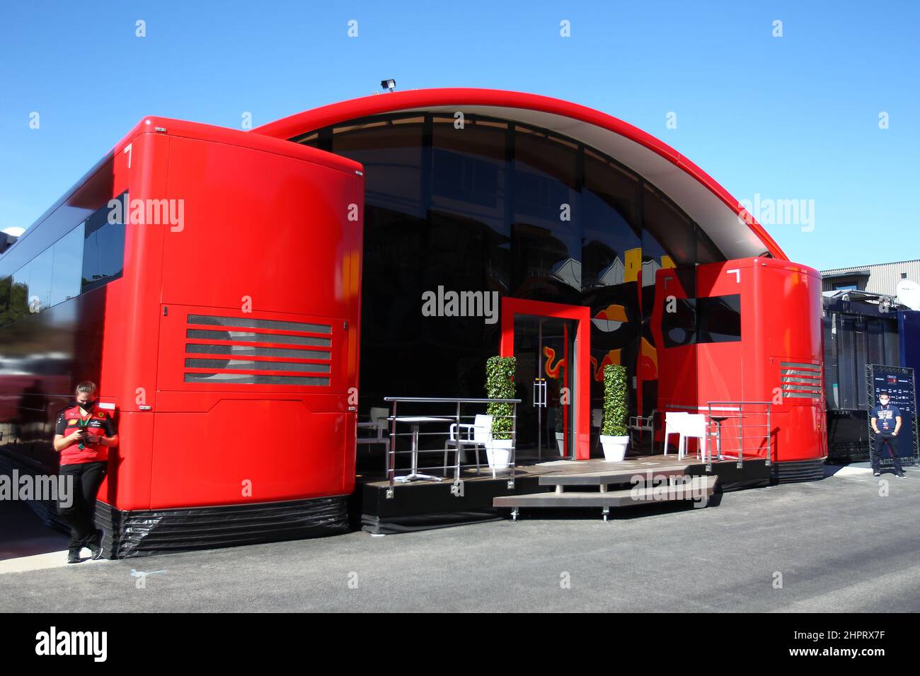 Ferrari formula one hospitality team hi-res stock photography and ...