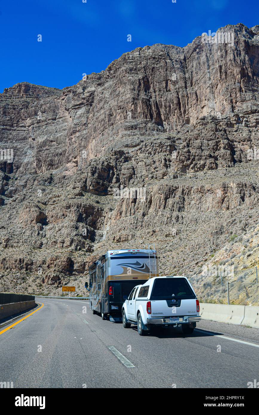 Road in Nevada Stock Photo - Alamy