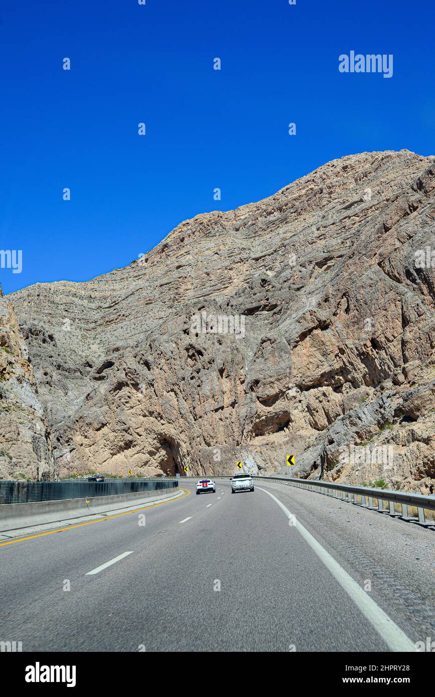 Road in Nevada Stock Photo - Alamy