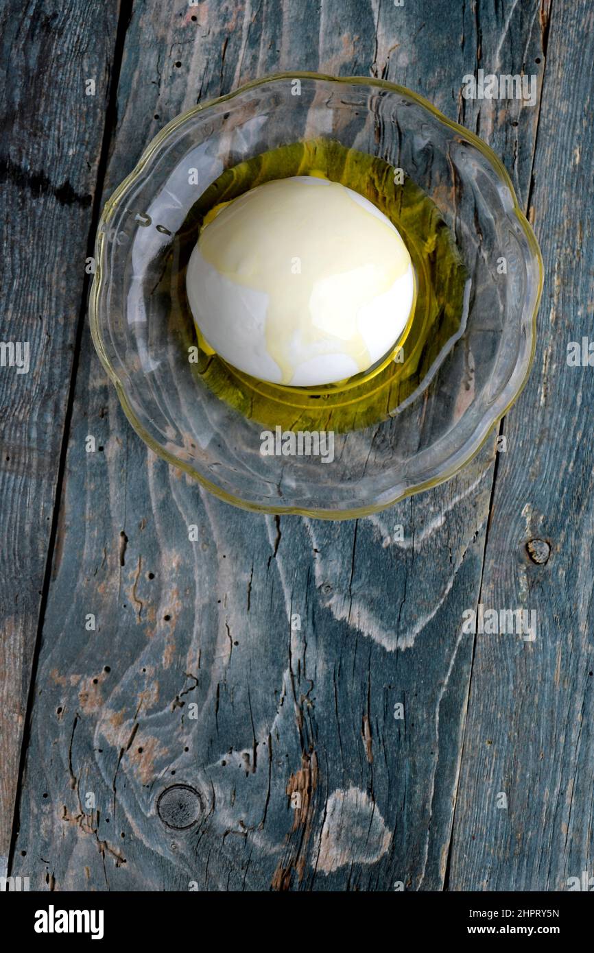 Burrata in olive oil Photo Janerik Henriksson / TT code 10010 Stock ...