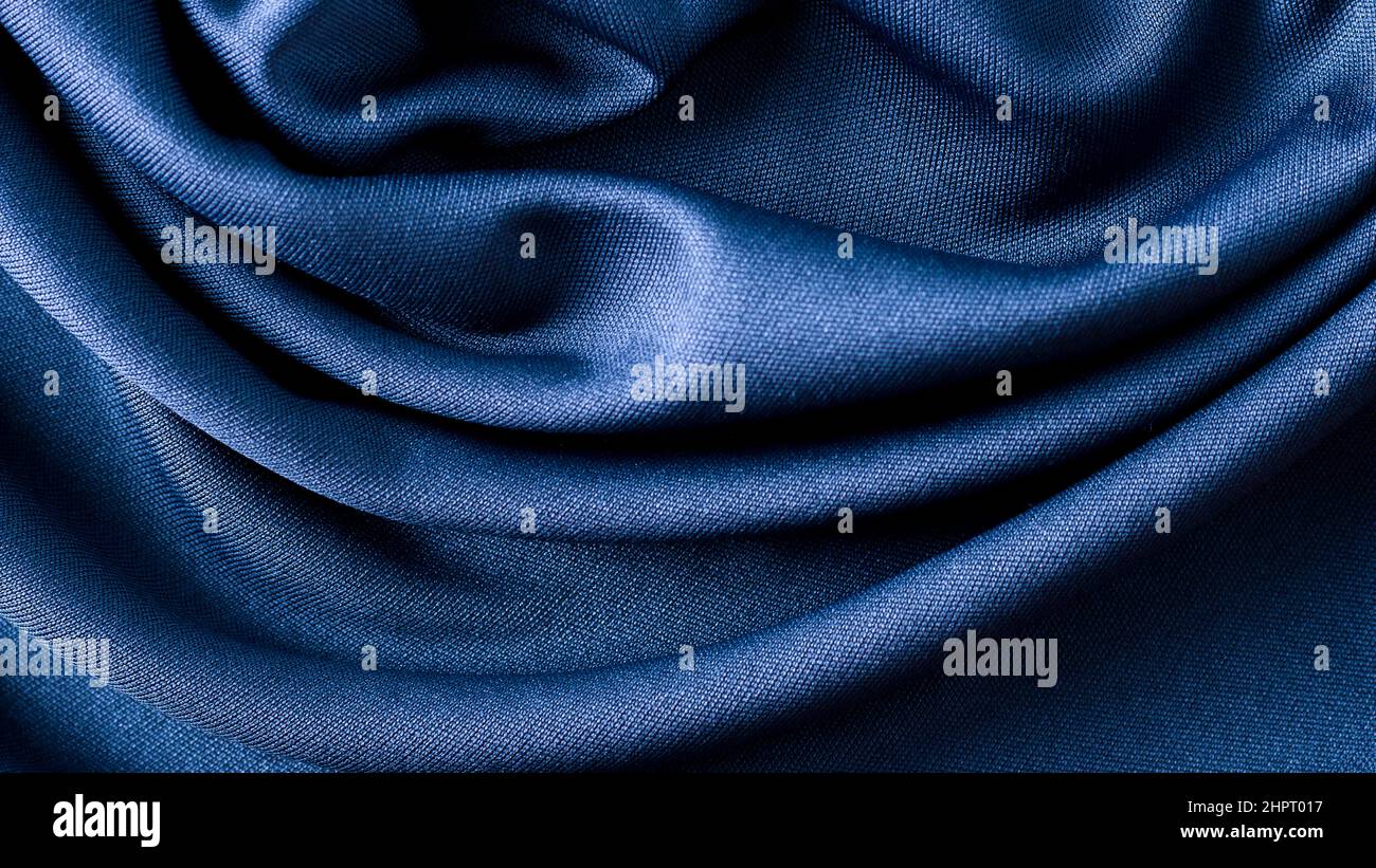 blue fabric cloth background texture Stock Photo - Alamy