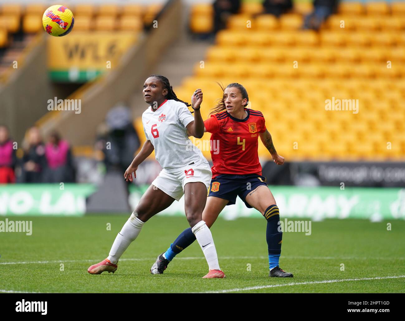Canada's Deanne Rose and Spain's Sheila Garcia Gomez during the Arnold ...