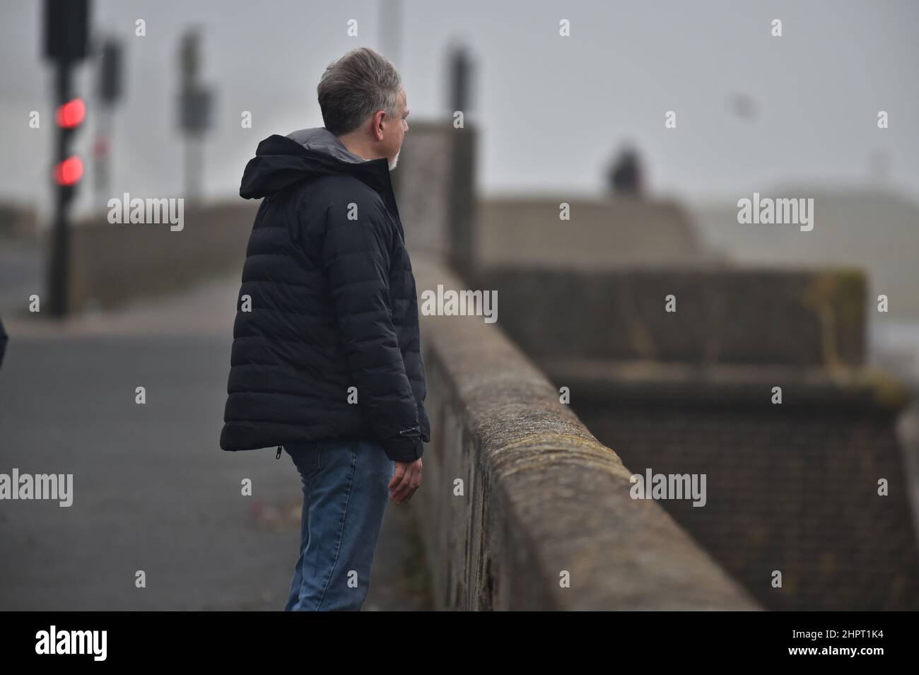 Storm Eunice hits Brighton Marina, East Sussex UK 2022 Stock Photo - Alamy
