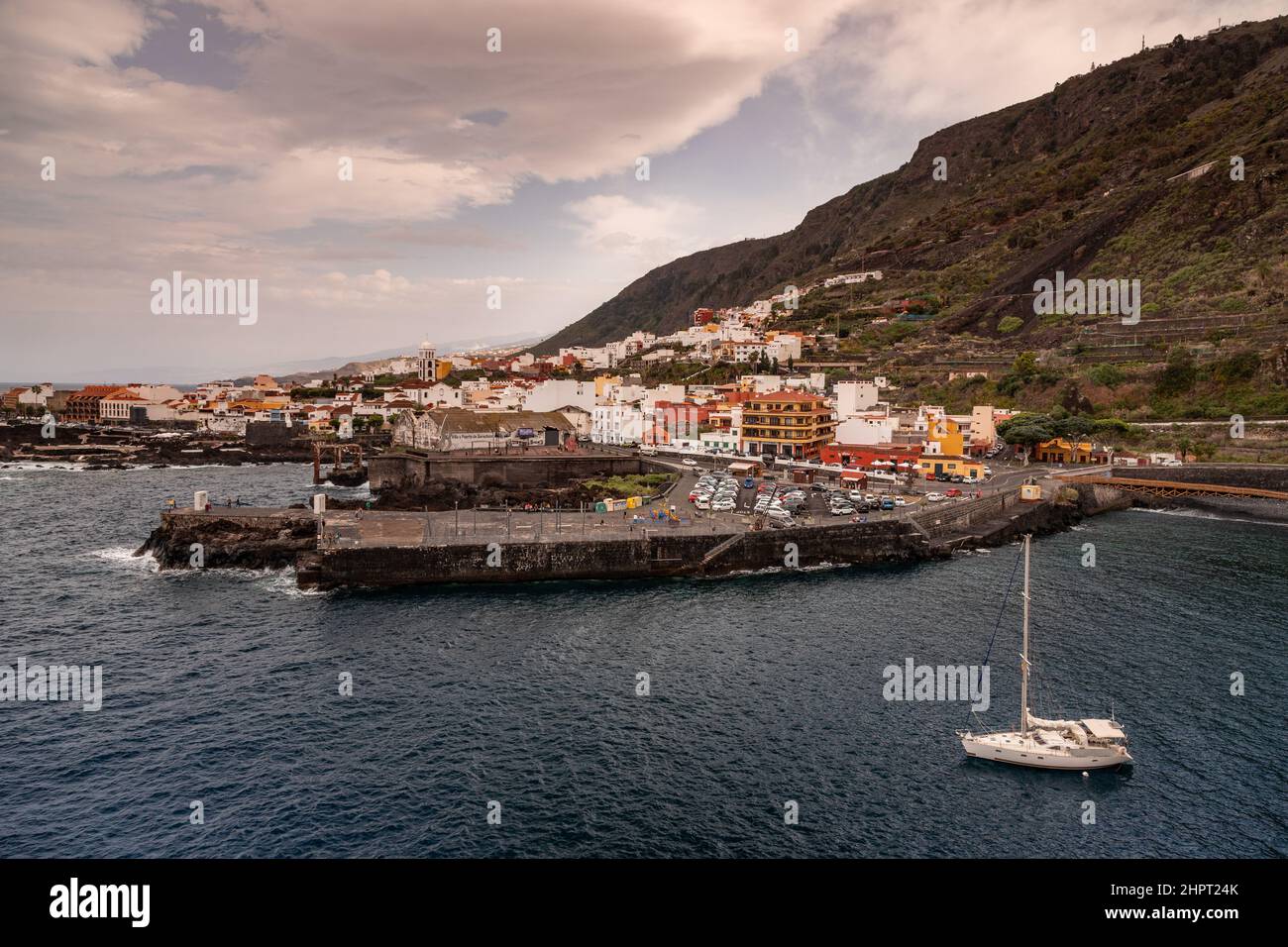 The port of Garachico, Tenerife, Canary Islands Stock Photo - Alamy