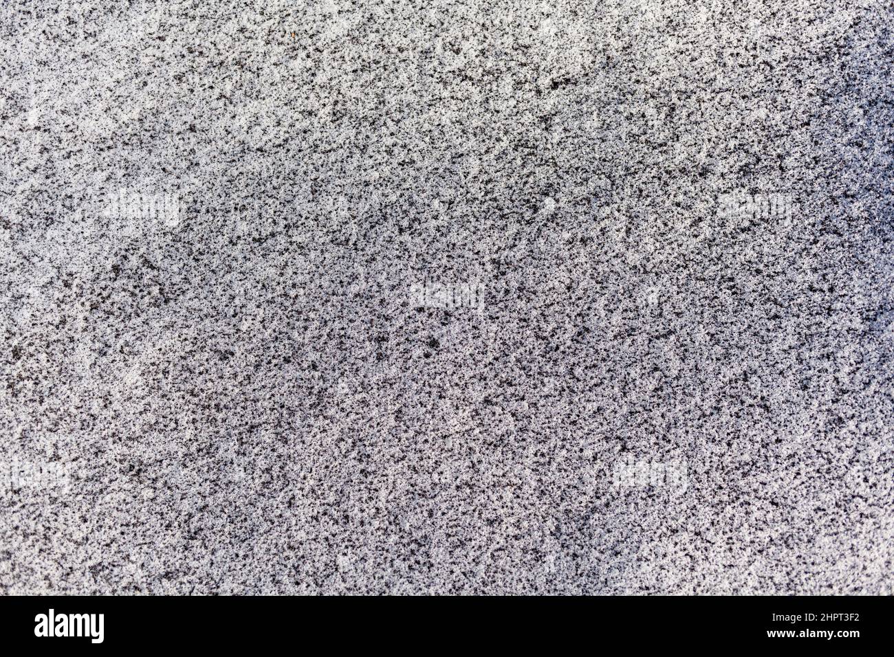 Black soot from the boiler room on white snow. Natural background. Snow ...