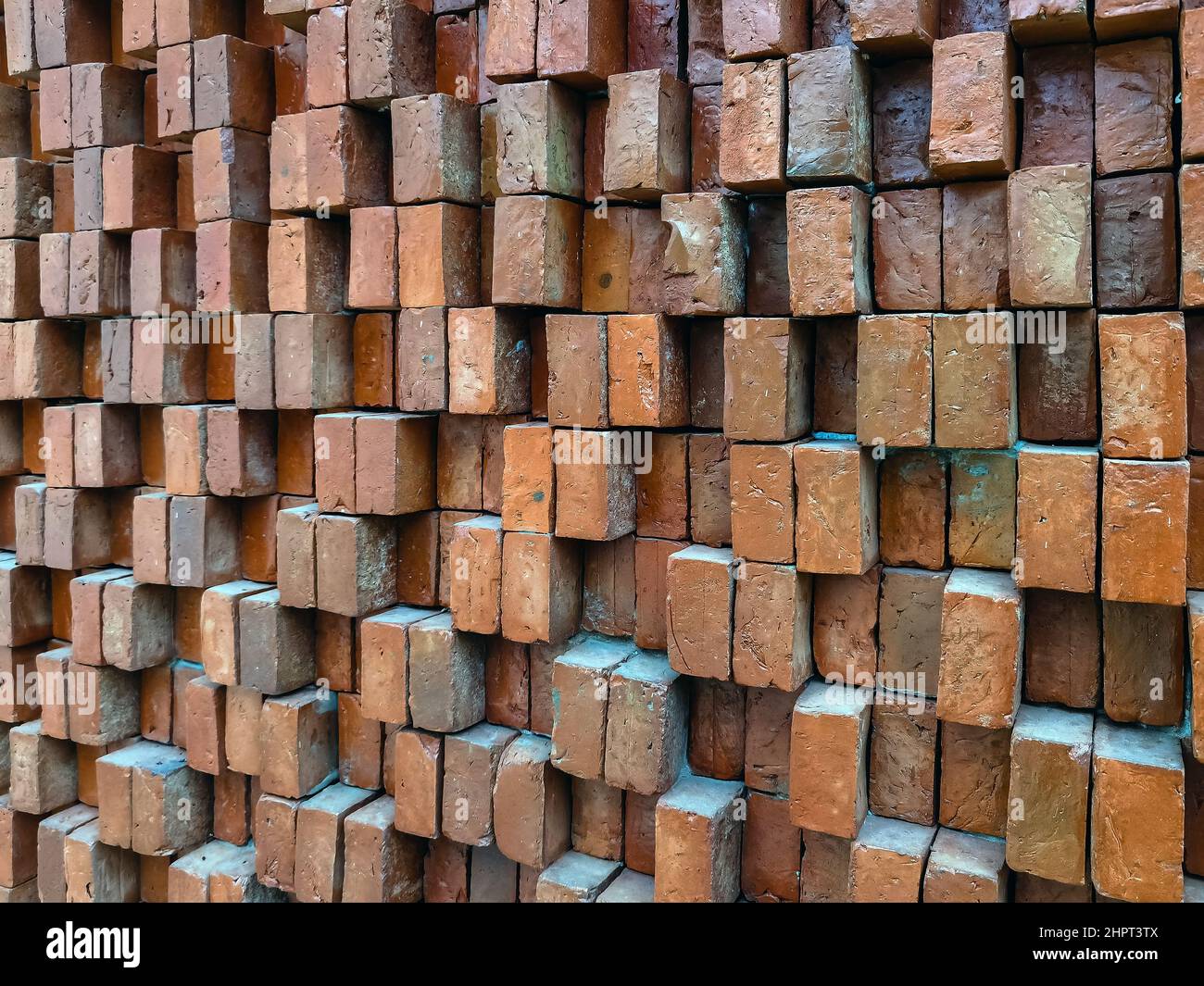 Brown brick wall. Texture of brown brick wall pattern background ...