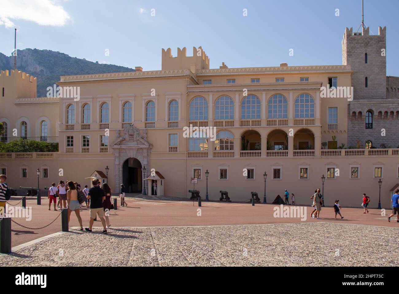 Monaco-Ville, Monaco:August 13,2021:Prince's Palace of Monaco,French ...