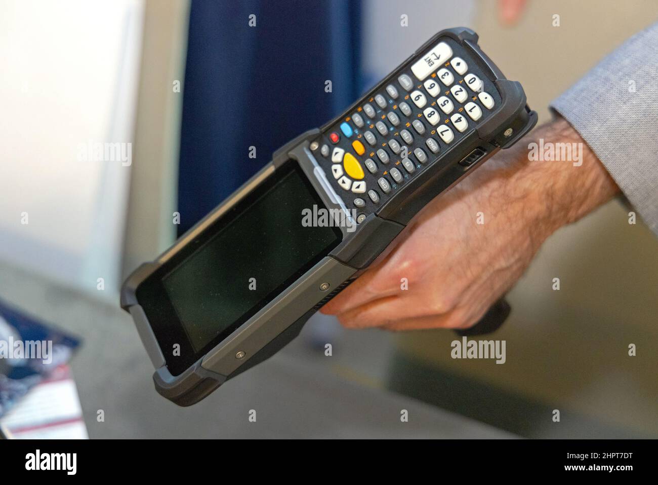 Mobile data terminal hi-res stock photography and images - Alamy