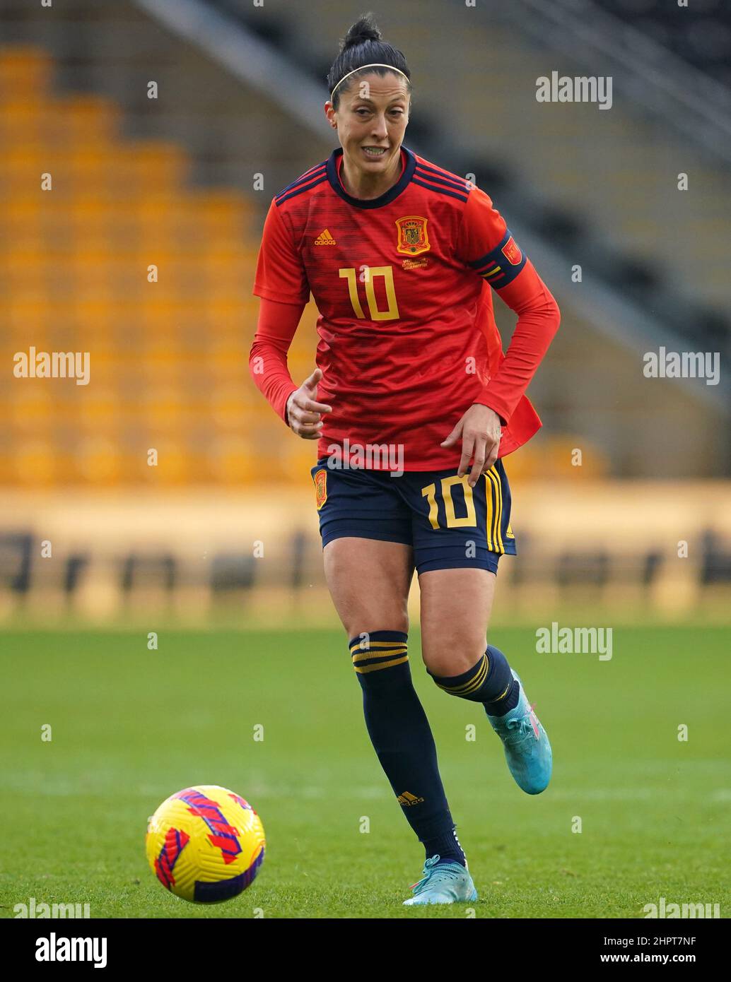 Spain's Jennifer Hermoso Fuentes during the Arnold Clark Cup match at ...