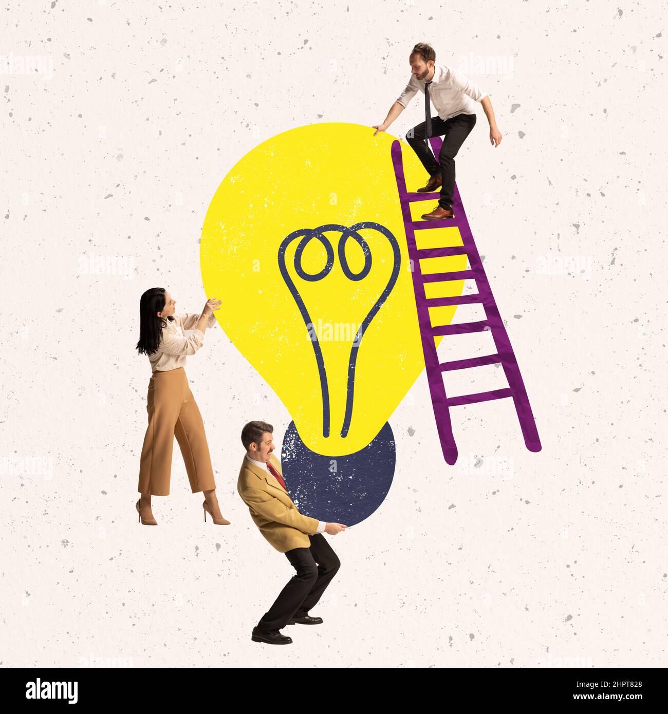 Employees looking at art hi-res stock photography and images - Alamy