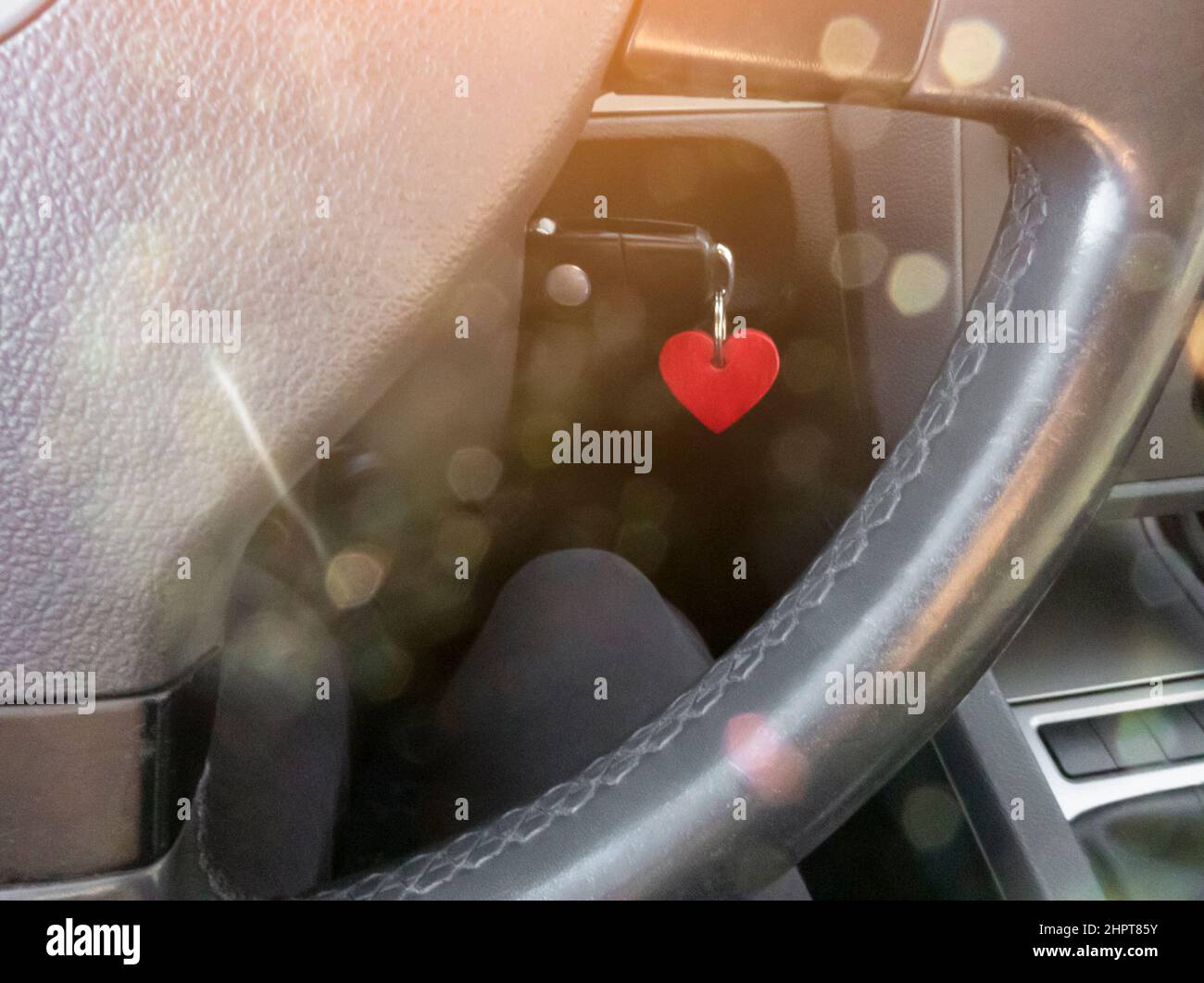 I love driving my car Stock Photo - Alamy
