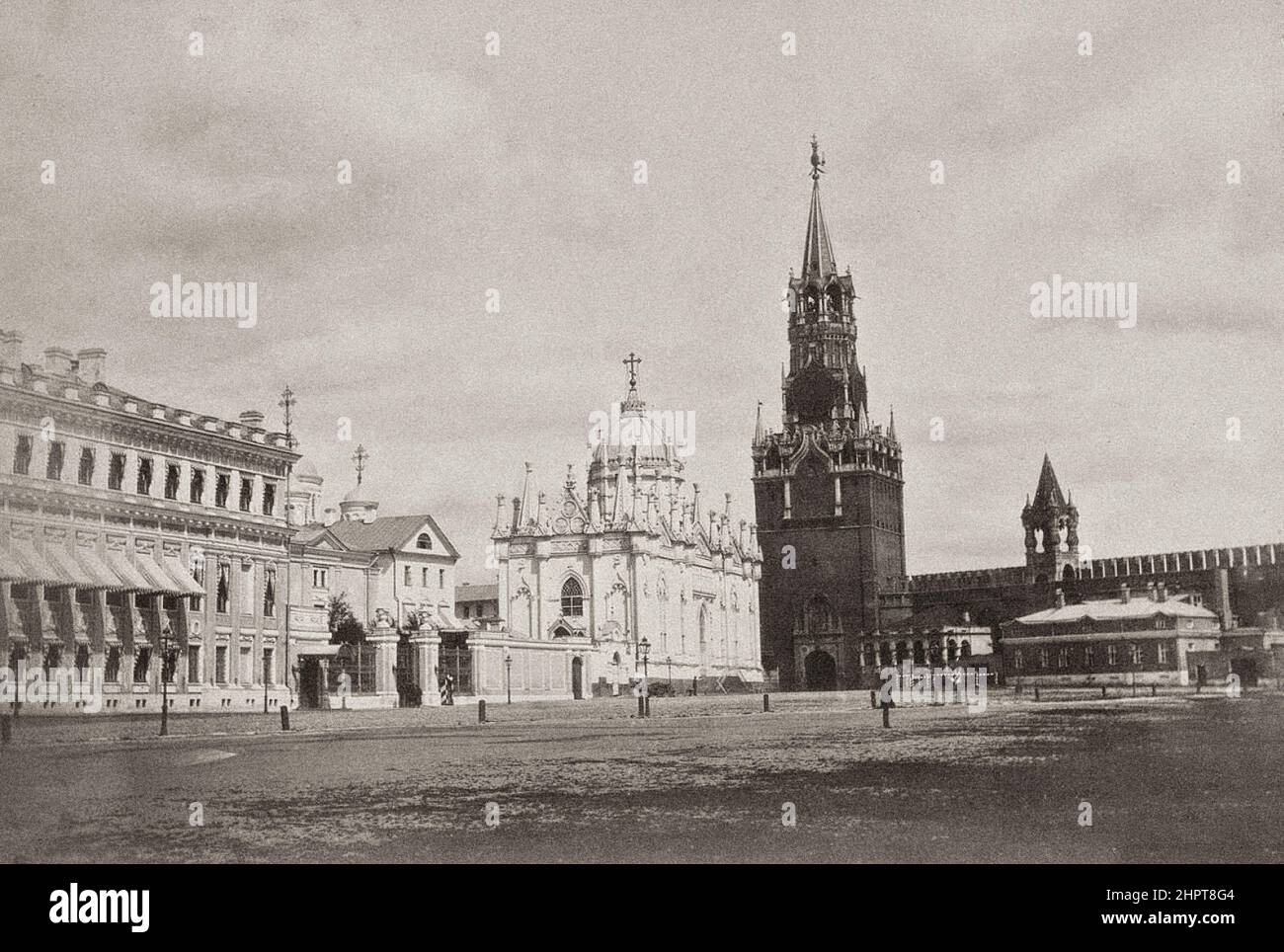 19th century photo of Ascension Convent (Starodevichy Convent) and ...