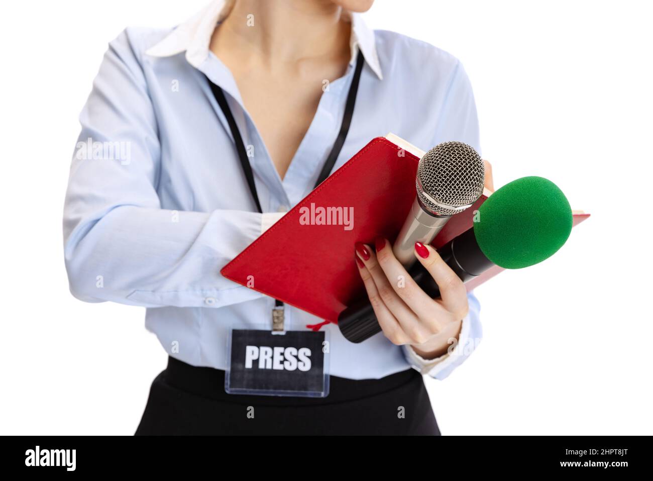 News anchor camera hi-res stock photography and images - Alamy