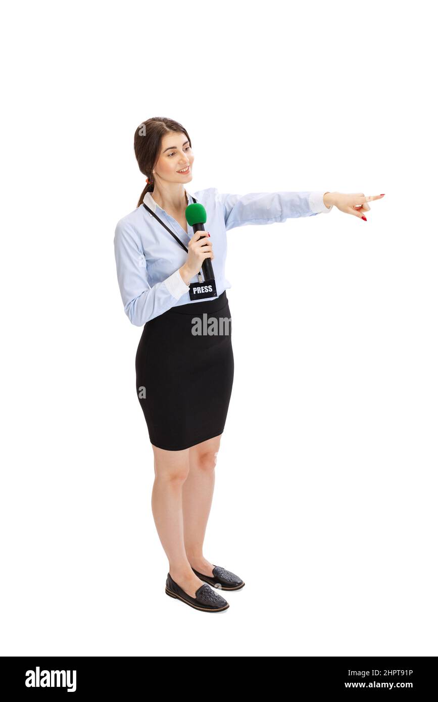 Anchor background for tv show Cut Out Stock Images & Pictures - Alamy