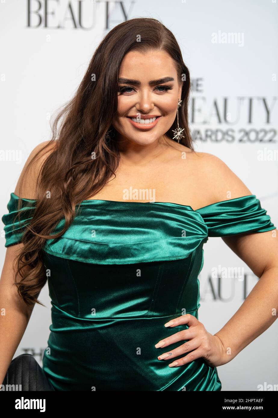 LONDON-ENGLAND 22FEB 22: Sadie Bass attends the Beauty Awards 2022 with ...