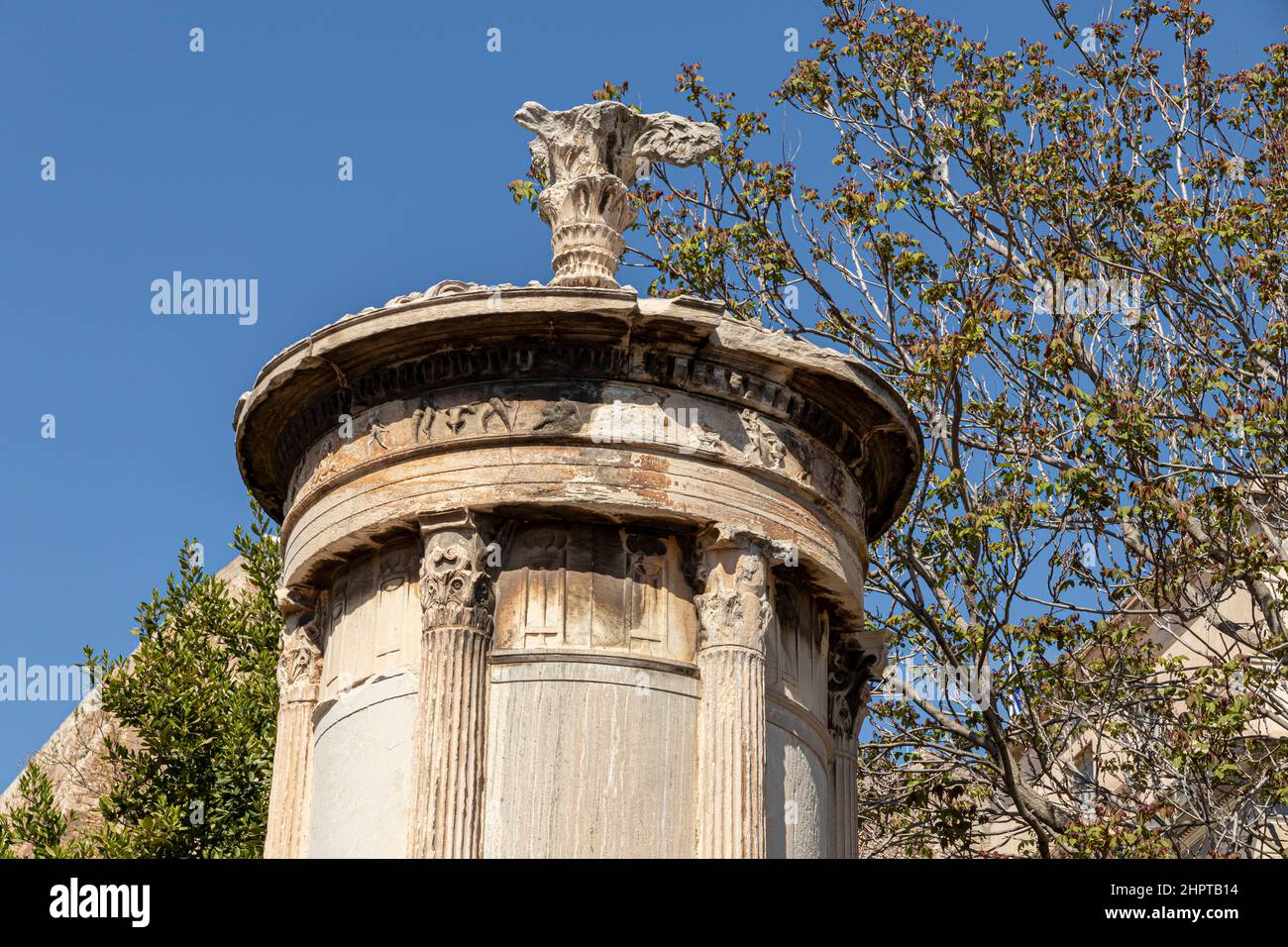Athens, Greece. The Choragic Monument of Lysicrates near the Acropolis ...