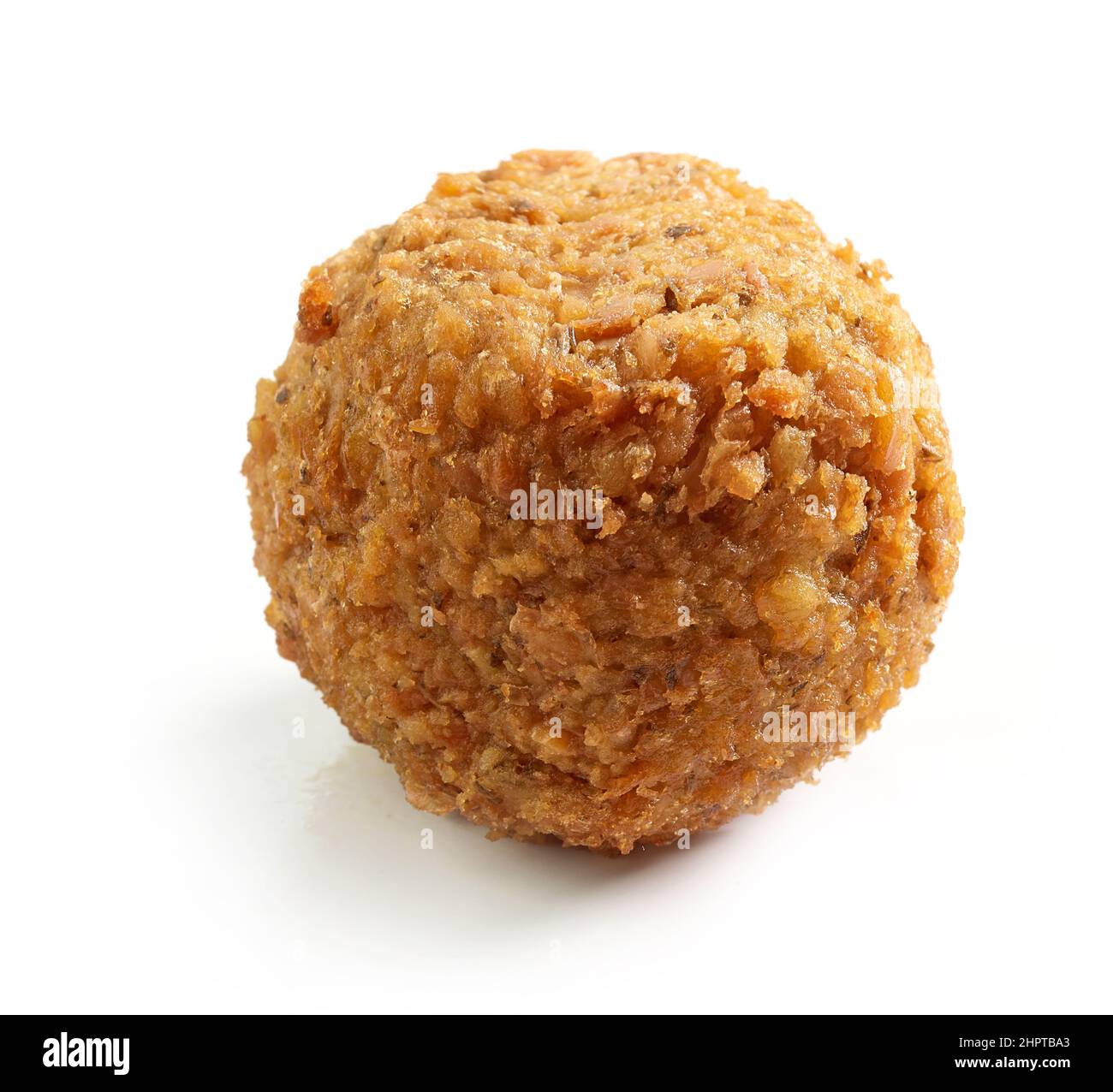 fried falafel ball isolated on white background, halafel Stock Photo ...