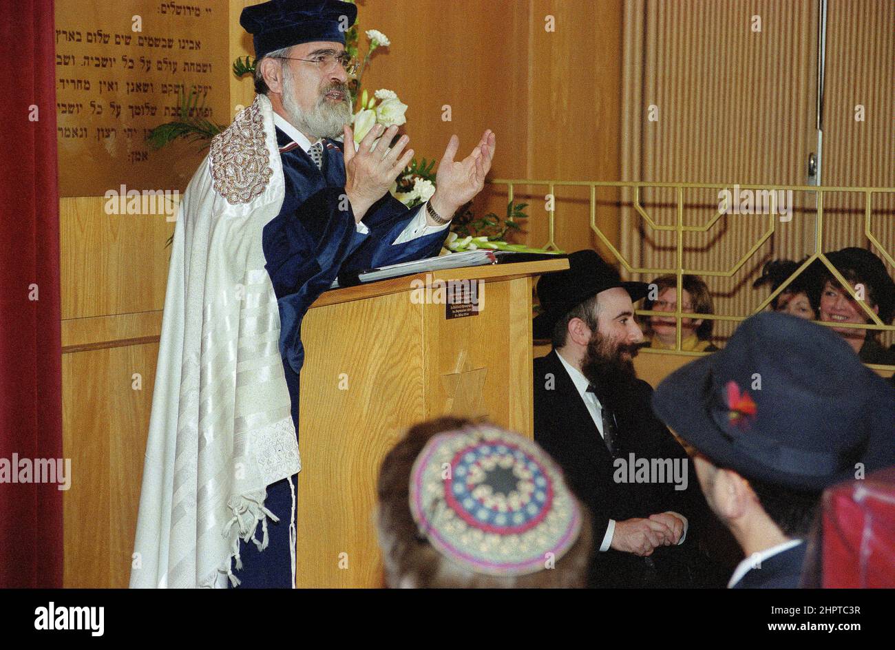 The Chief Rabbi Jonathan Sacks was the guest of honour for the ...