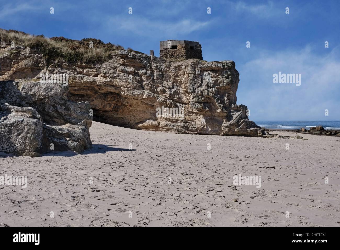 Covesea Cliffs, Moray Stock Photo - Alamy