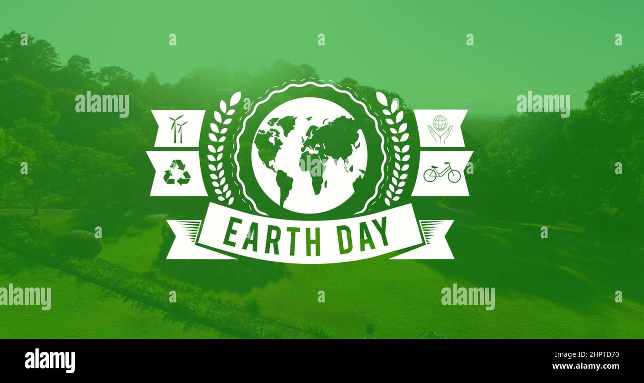 Image earth day text hi-res stock photography and images - Alamy