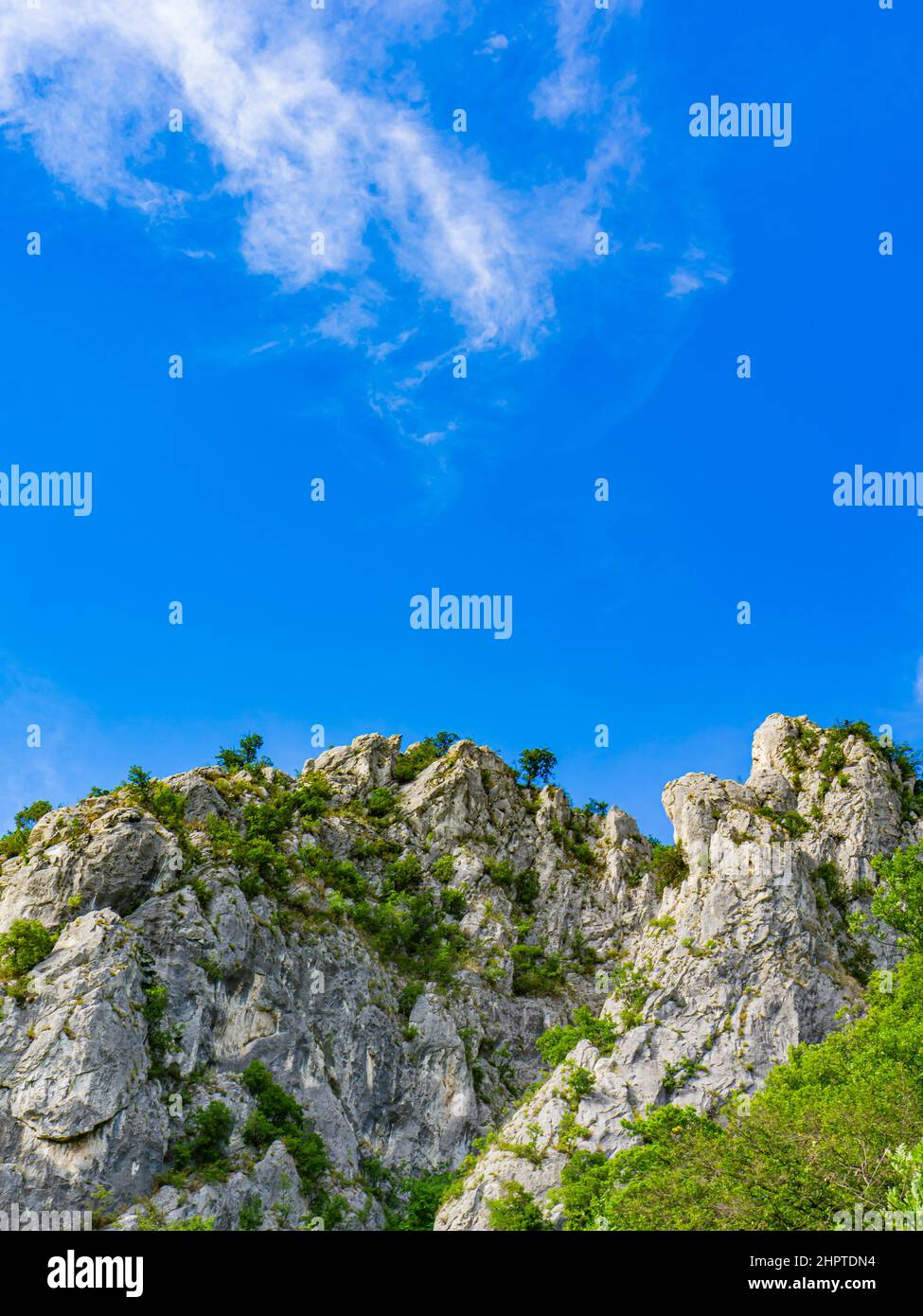 View at Danube gorge at Djerdap in Serbia Stock Photo - Alamy