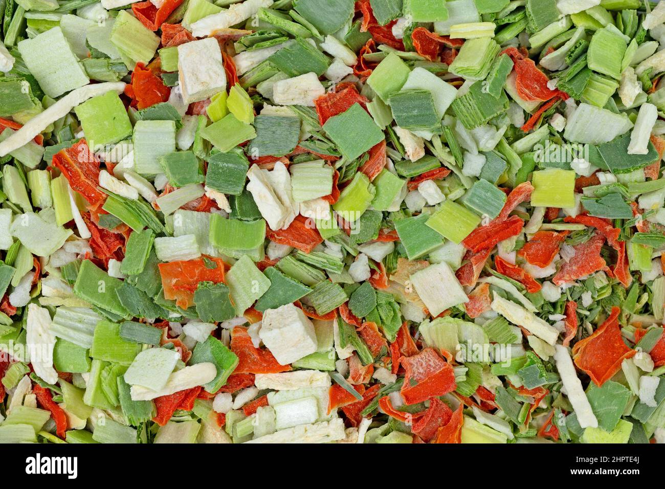 Dried colorful soup vegetables as a background Stock Photo - Alamy