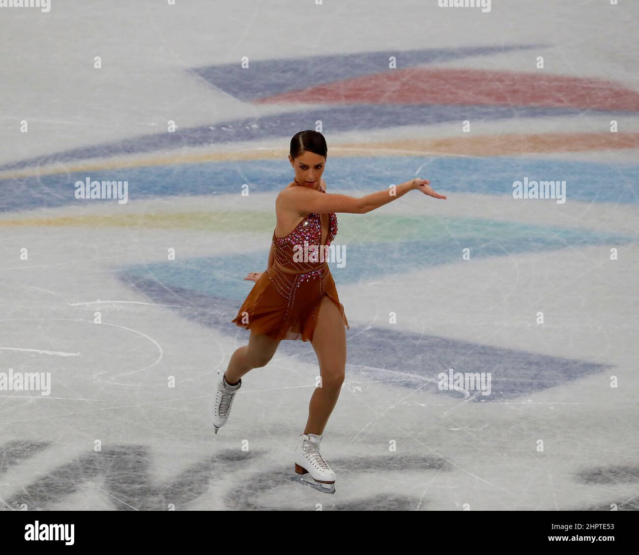 Beijing, Hebei, China. 15th Feb, 2022. Natasha Mckay (GBR) in the women ...
