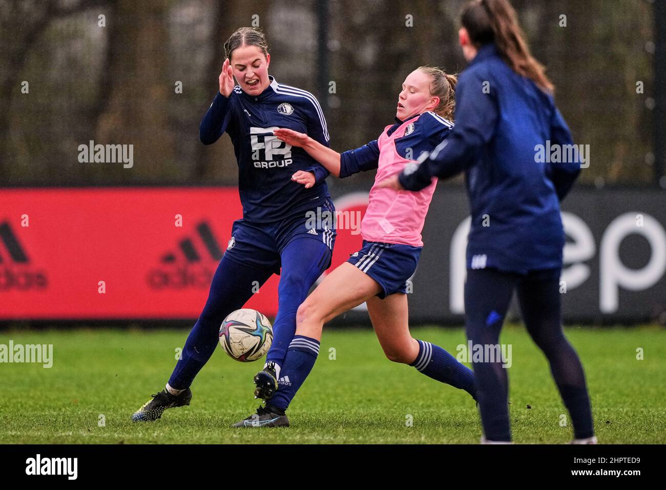Rotterdam, The Netherlands. 22 February 2022, Rotterdam - (l-r) Yara ...