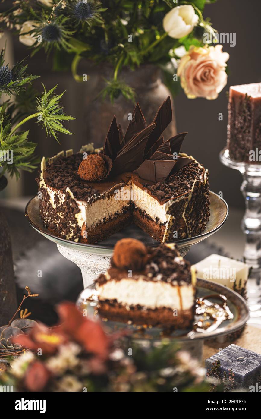 Still life with cake hi-res stock photography and images - Alamy