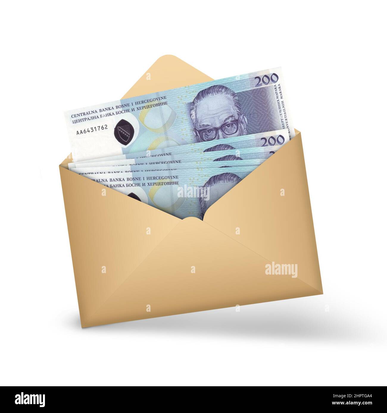Open brown envelope hi-res stock photography and images - Alamy