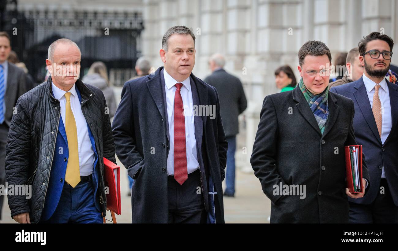 Westminster, London, UK. 23rd Feb, 2022. Nigel Adams MP, Minister of ...