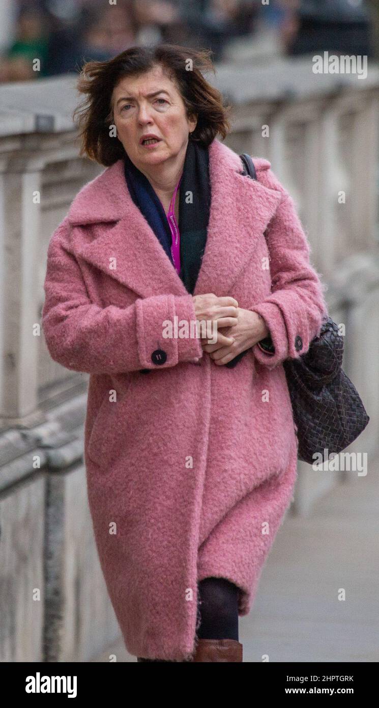 London, England, UK. 23rd Feb, 2022. Second Permanent Secretary to ...