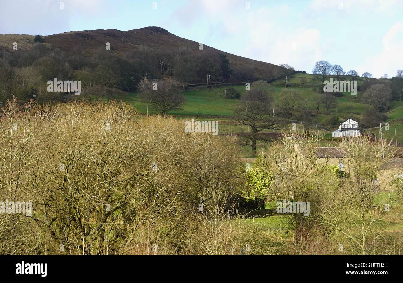 Little hayfield high peak hi-res stock photography and images - Alamy