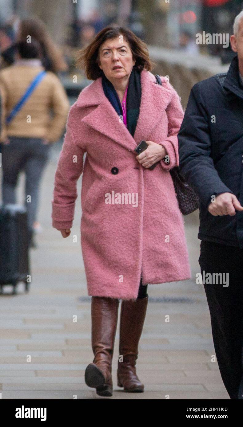 London, England, UK. 23rd Feb, 2022. Second Permanent Secretary to ...