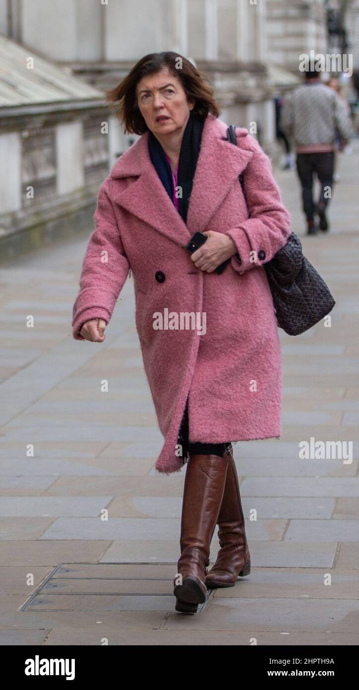 London, England, UK. 23rd Feb, 2022. Second Permanent Secretary to ...