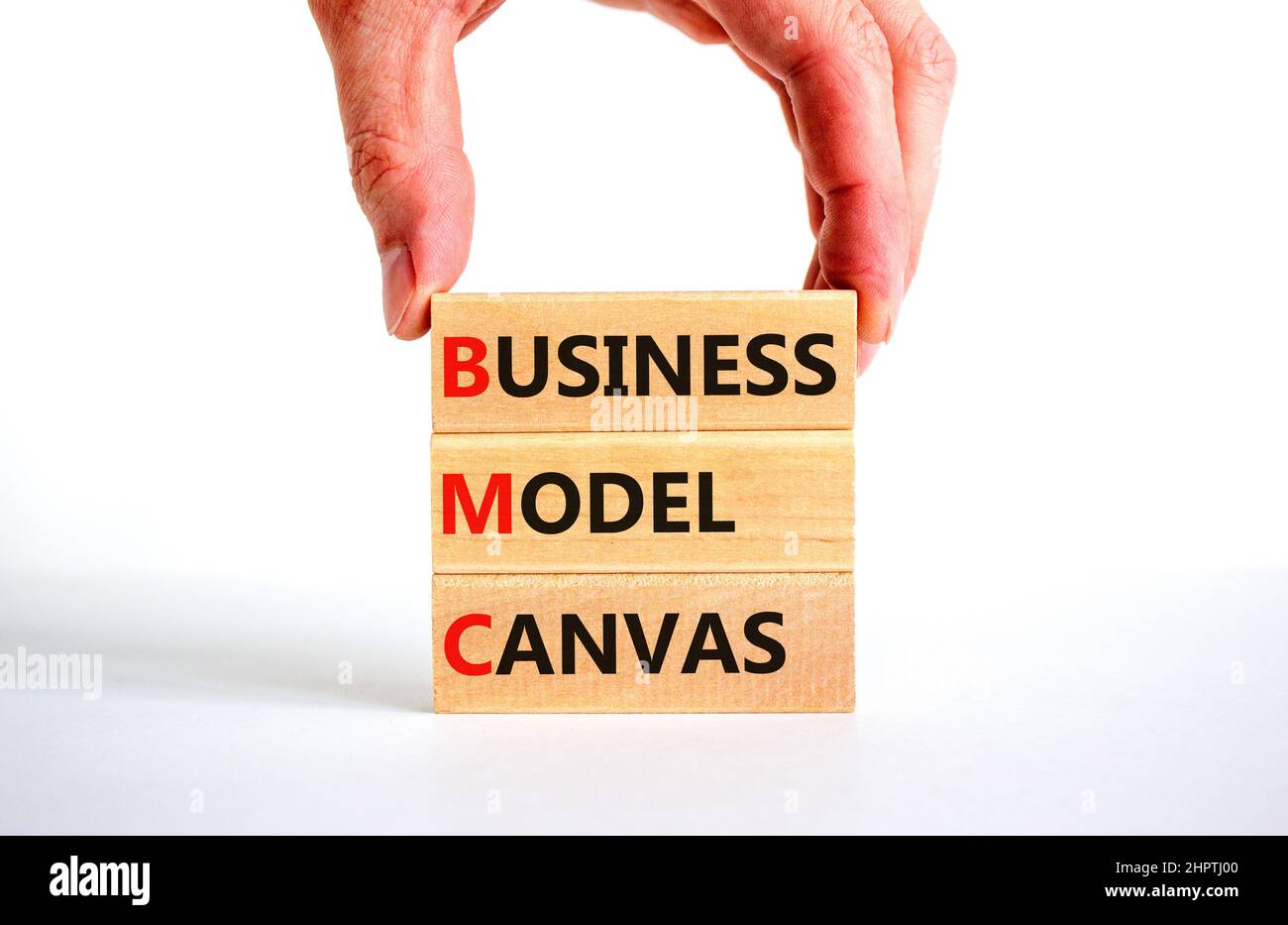 BMC business model canvas symbol. Concept words BMC business model ...