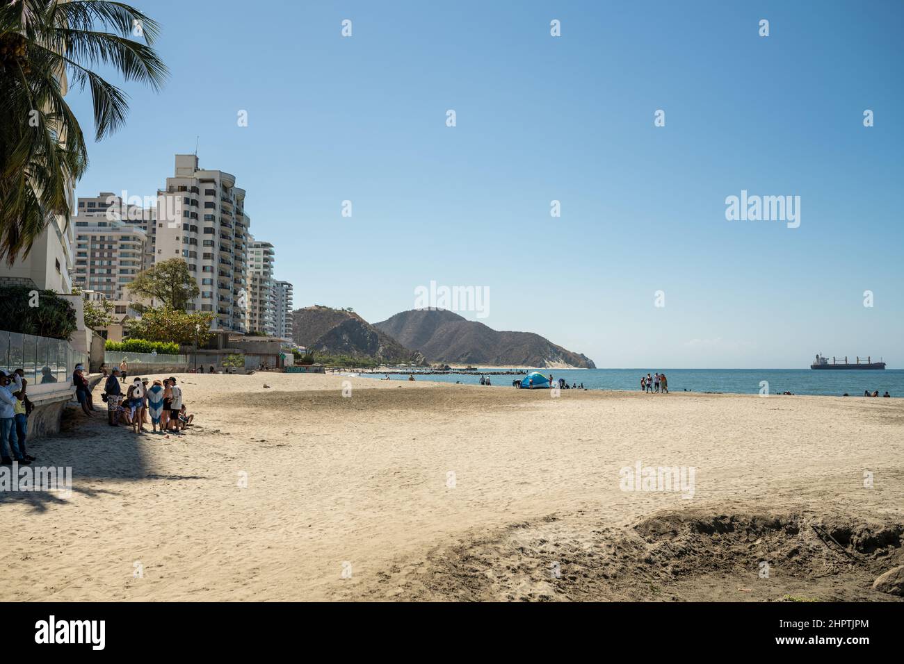 A beach in Santa Marta, Colombia Stock Photo - Alamy