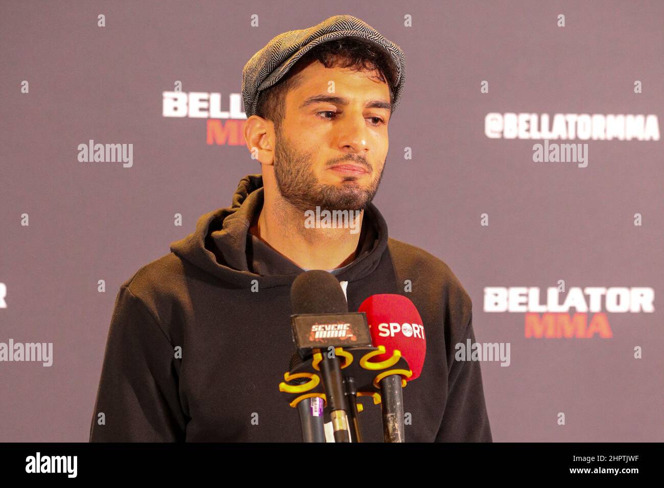 Dublin, Ireland. 23rd Feb, 2022. Bellator Middleweight world champion ...