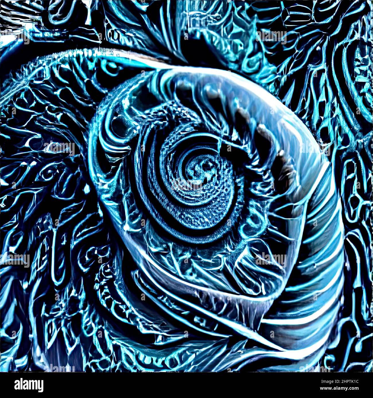 Futurist Sci-Fi abstract Art. Abstract art creative background Stock ...