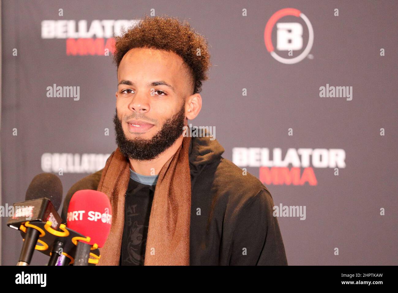 Dublin, Ireland. 23rd Feb, 2022. Bellator bantamweight fighter, Jornel ...