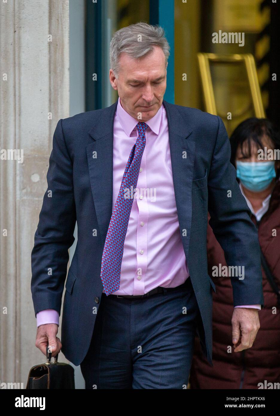 London, England, UK. 23rd Feb, 2022. Chief of Defence Staff Admiral ...