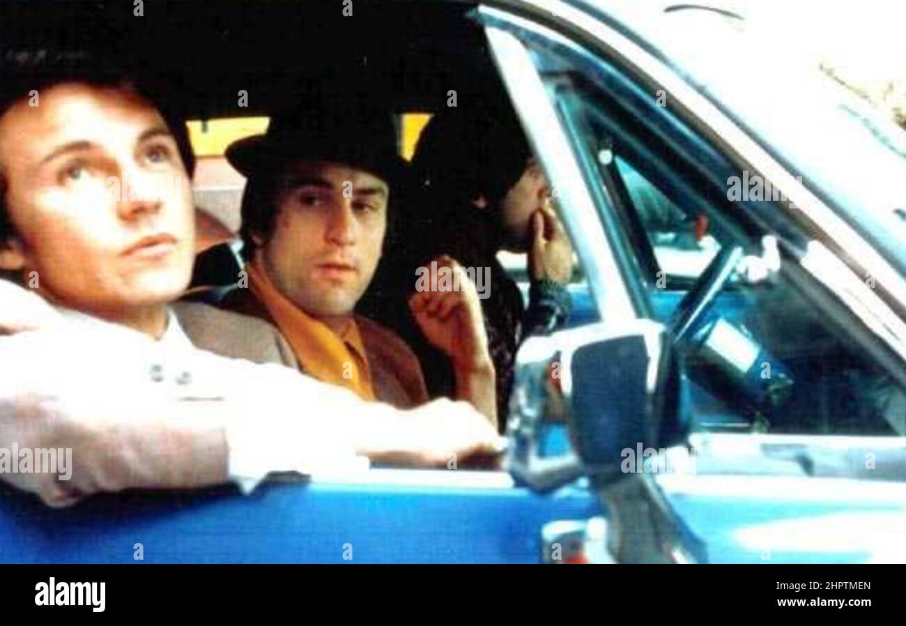 MEAN STREETS 1973 Warner Bros. film with Harvey Keitel at left and ...